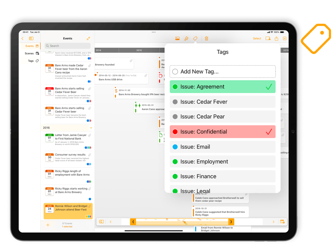 TimelinePad — Create Legal Timelines
